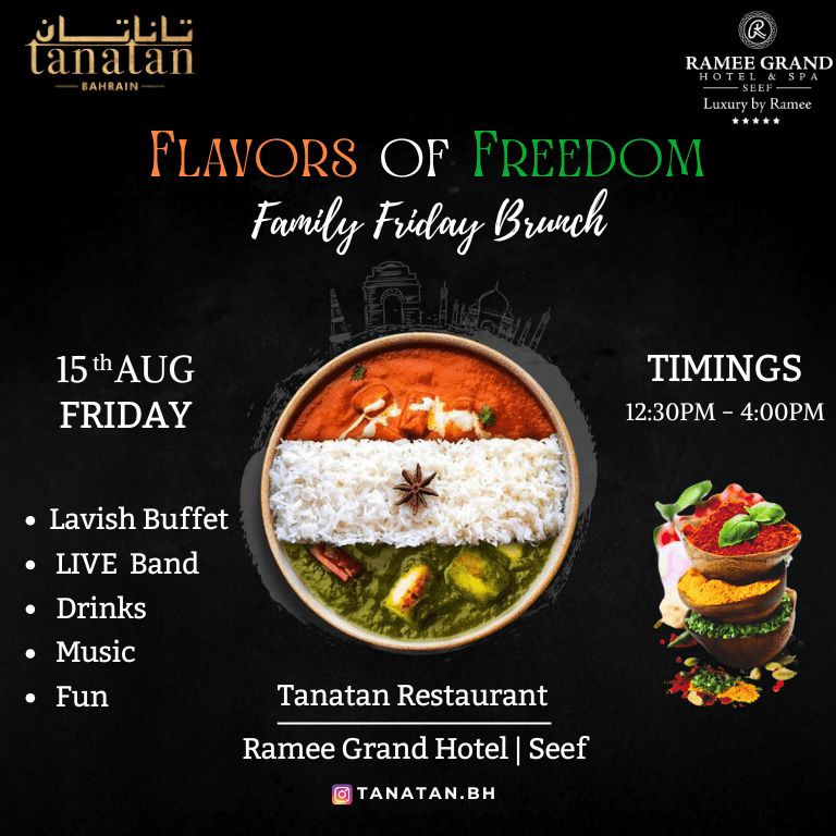 Family Friday Day - Independence Day Special at Tanatan Indian ...